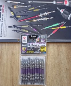 Vỉ 10 mũi vít 2 đầu có từ tính ARTS- 14M Anex Japan - TOOL JAPAN