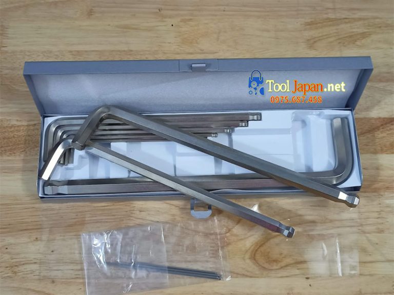 Bộ lục giác đầu bi 11 chi tiết TLS-11 EIGHT Nhật Bản - TOOL JAPAN