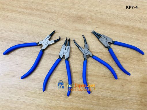 Bộ 4 cây kìm phe 7 inch Tsunoda King TTC KP7-4TS - TOOL JAPAN
