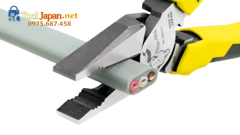 Kìm điện đa năng có bấm cos cán đúc Tsunoda PP-200ATG - TOOL JAPAN