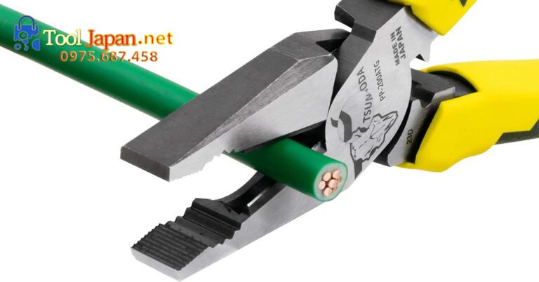 Kìm điện đa năng có bấm cos cán đúc Tsunoda PP-200ATG - TOOL JAPAN