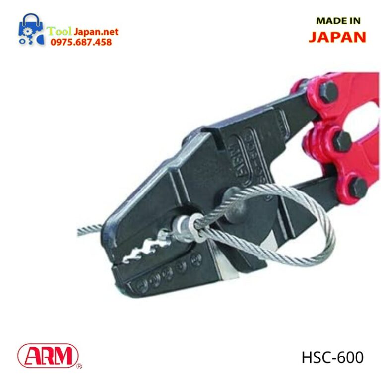Kìm bấm siling cáp thép HSC-600 ARM Sangyo Nhật Bản - TOOL JAPAN